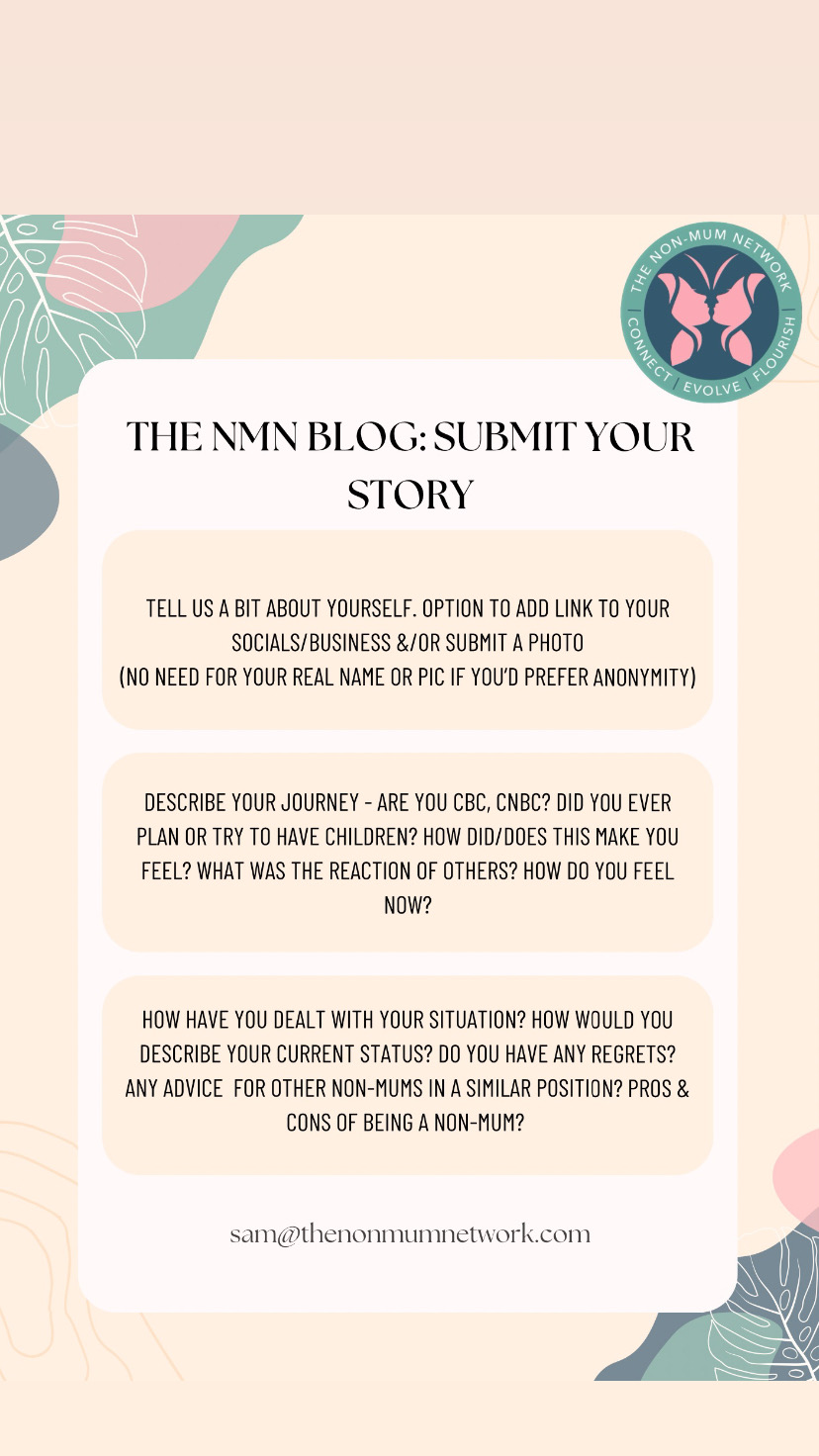 Submit Your Story, Have a Voice - The Non-Mum Network
